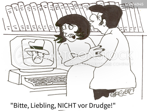 Cartoons und Karikaturen mit Drudges