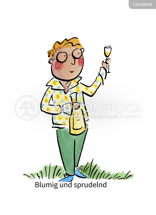 Cartoons und Karikaturen mit Sommerfest