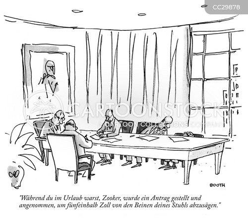 Cartoons und Karikaturen mit Antrag