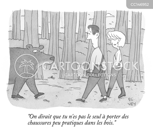 Dessins humoristique et caricaturés avec Promenade
