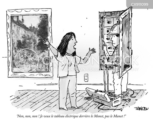 Dessins humoristique et caricaturés avec Claude Monet