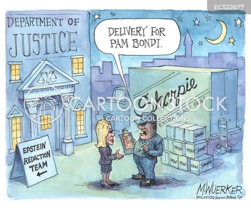 Epstein Redaction Team Cartoons and Comics - funny pictures from ...