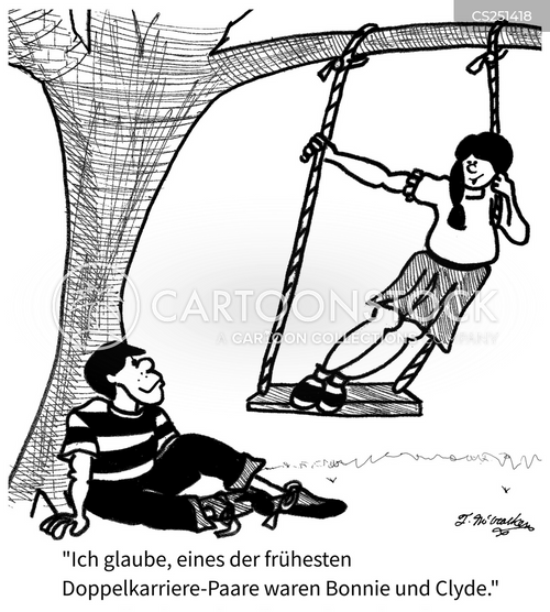 Cartoons und Karikaturen mit Bonnie Parker