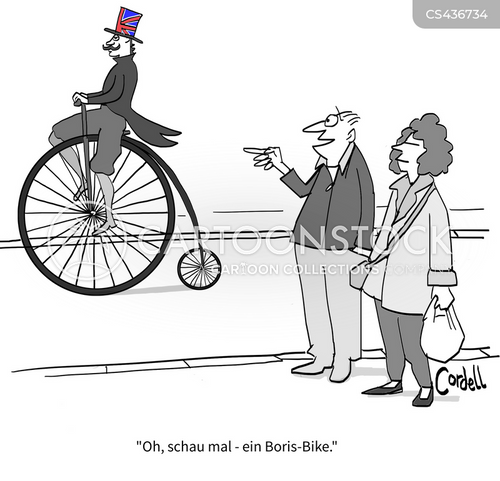 Cartoons und Karikaturen mit Boris-rad
