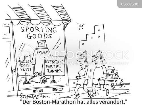 Cartoons und Karikaturen mit Boston Bombings