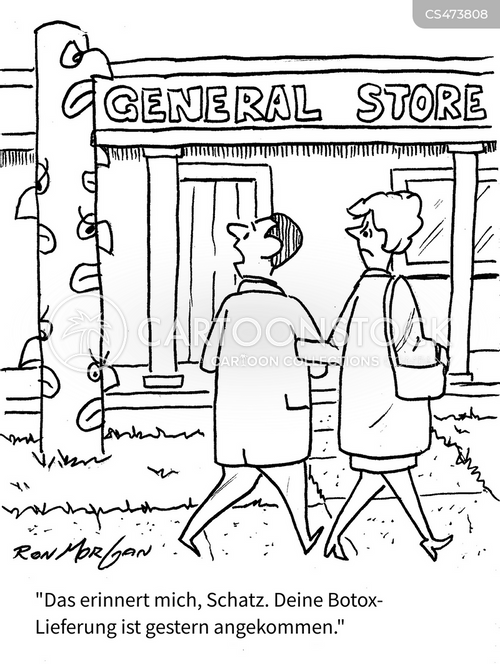 Cartoons und Karikaturen mit Botox