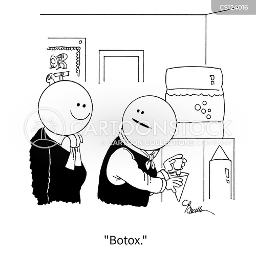 Cartoons und Karikaturen mit Botox