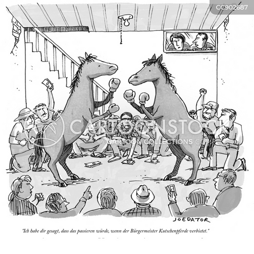 Cartoons und Karikaturen mit Verbot