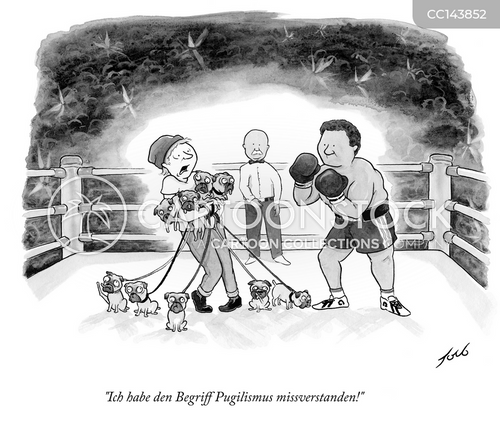 Cartoons und Karikaturen mit Pugilist
