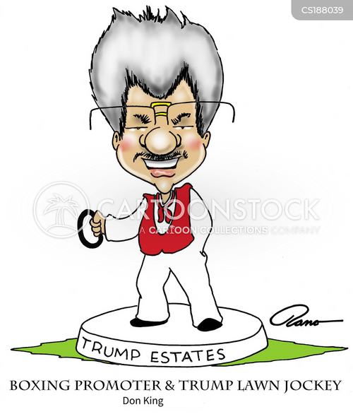 Cartoons und Karikaturen mit Boxing-promoter