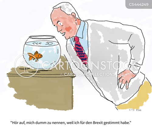 Cartoons und Karikaturen mit Brexit-debatte