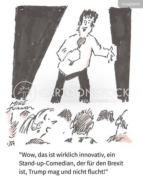 Cartoons und Karikaturen mit Brexit-gegner