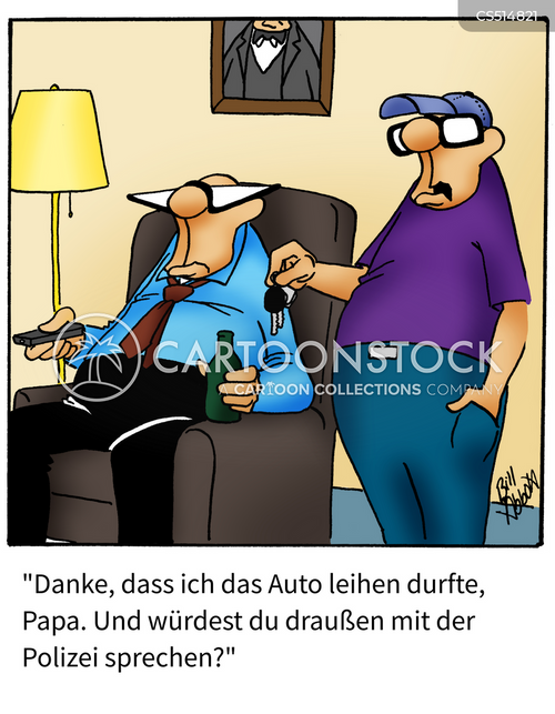 Cartoons und Karikaturen mit Die Polizei