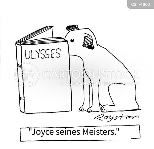 Cartoons und Karikaturen mit Joyce