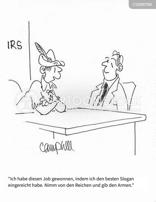 Cartoons und Karikaturen mit Zoll