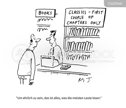 Cartoons und Karikaturen mit Klassische Texte