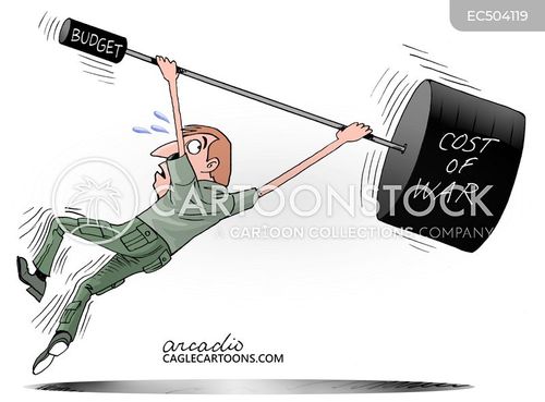 Money War Cartoons and Comics - funny pictures from CartoonStock