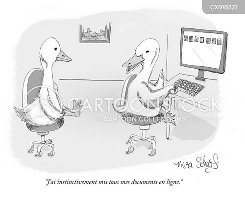 Dessins humoristique et caricaturés avec Documents