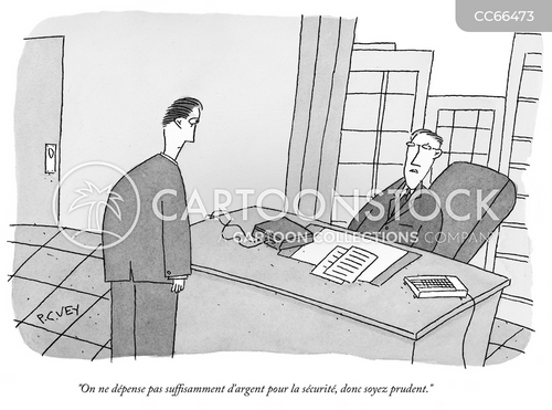 Dessins humoristique et caricaturés avec Analyse Des Menaces