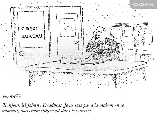 Dessins humoristique et caricaturés avec Remboursement De Dette