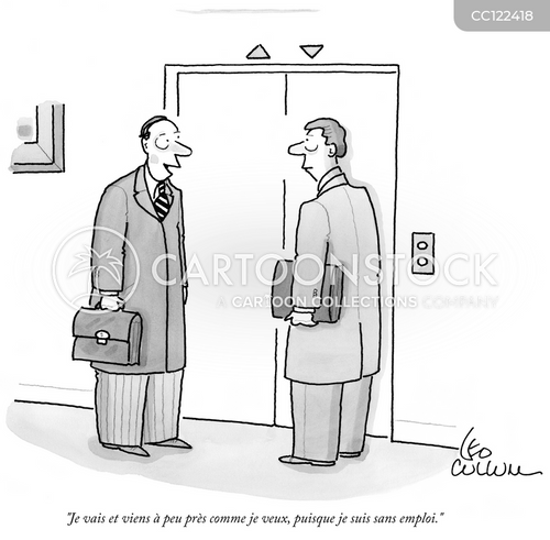 Dessins humoristique et caricaturés avec Être Mis Au Chômage
