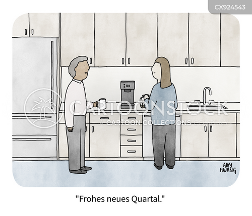 Cartoons und Karikaturen mit Neues Quartal