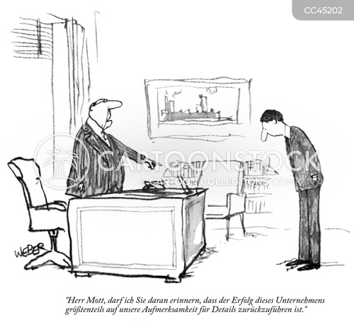 Cartoons und Karikaturen mit Charts