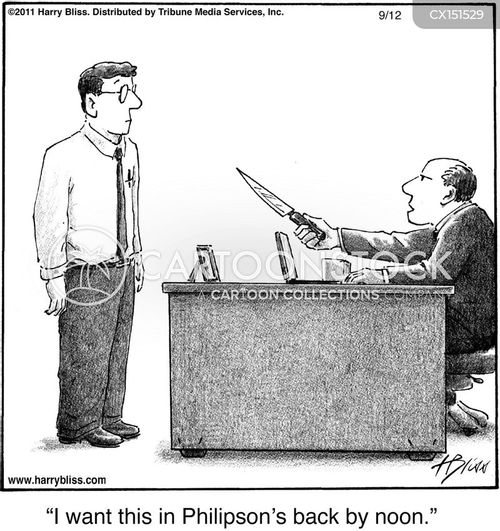 Stab In The Back Cartoons and Comics - funny pictures from CartoonStock