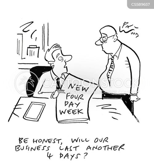 4 Day Week Cartoons and Comics - funny pictures from CartoonStock