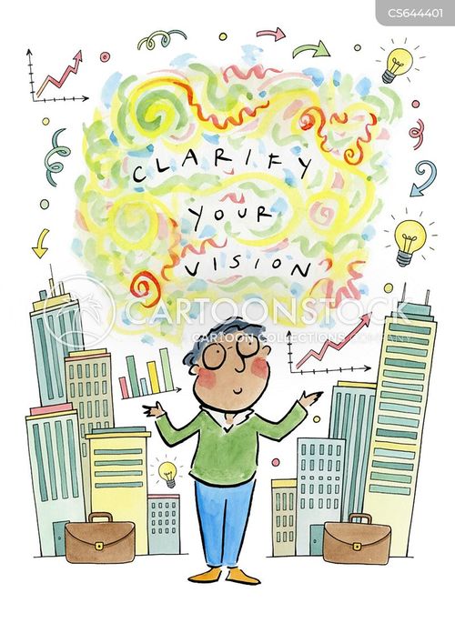 Focus And Clarity Cartoons and Comics - funny pictures from CartoonStock
