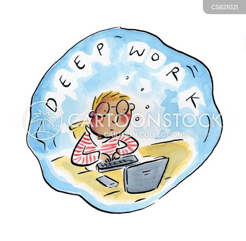 Immersed In Work Cartoons and Comics - funny pictures from CartoonStock