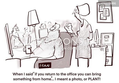 Return To Office Cartoons and Comics - funny pictures from CartoonStock
