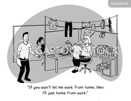 Flexible Working Cartoons and Comics - funny pictures from CartoonStock