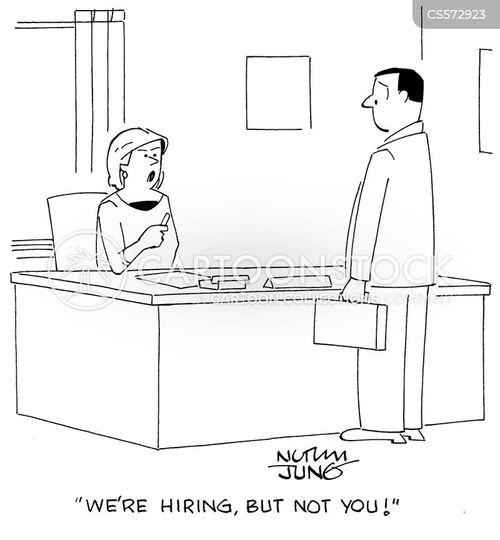 Interview Rejection Cartoons and Comics - funny pictures from CartoonStock
