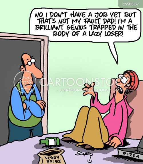 Staying Comfortable Cartoons and Comics - funny pictures from CartoonStock