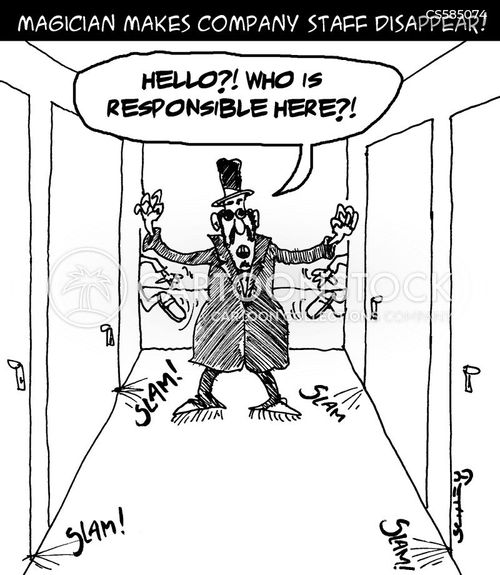 Disappearing Trick Cartoons and Comics - funny pictures from CartoonStock