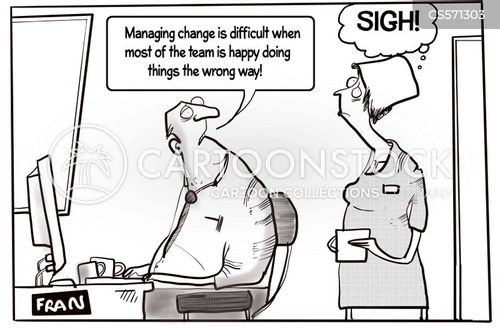 Change Manager Cartoons and Comics - funny pictures from CartoonStock