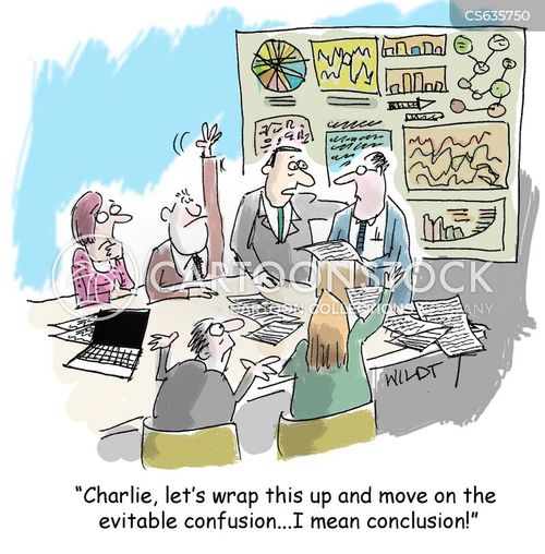 Conclusion Cartoons and Comics - funny pictures from CartoonStock