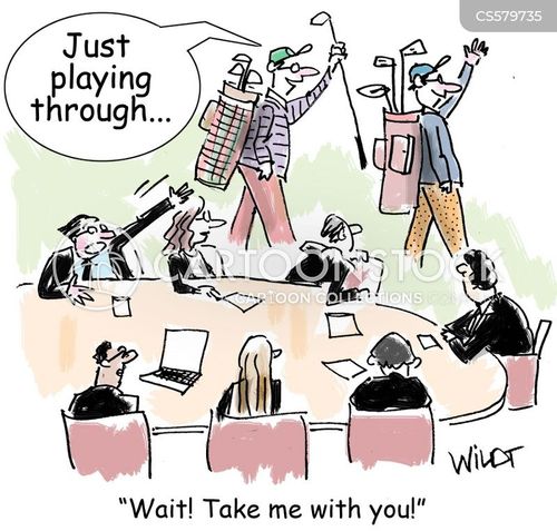 Playing Through.golf Course Cartoons and Comics - funny pictures from ...