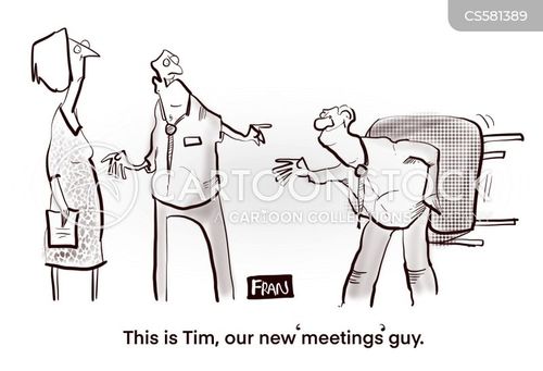 Meeting Coordinator Cartoons and Comics - funny pictures from CartoonStock