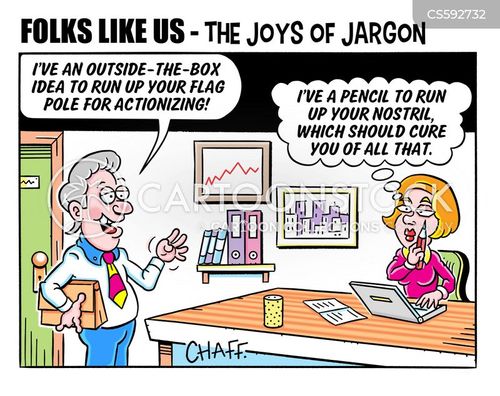 Jargon Guide Cartoons and Comics - funny pictures from CartoonStock