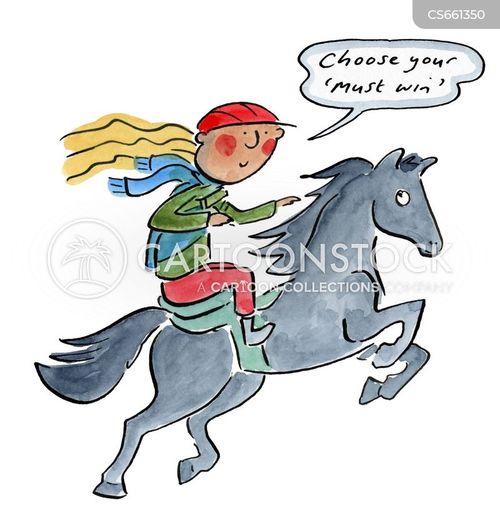 Galloping Cartoons and Comics - funny pictures from CartoonStock
