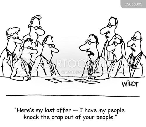 Aggressive Negotiation Cartoons and Comics - funny pictures from ...