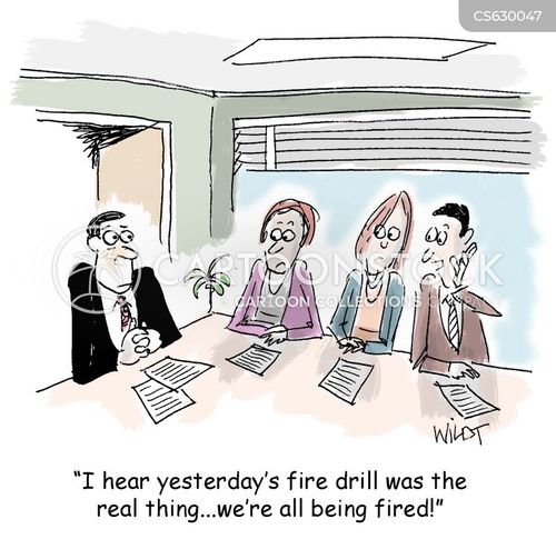 Fire Drill Cartoons and Comics - funny pictures from CartoonStock