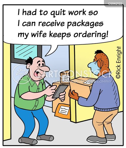 Express Courier Cartoons and Comics - funny pictures from CartoonStock