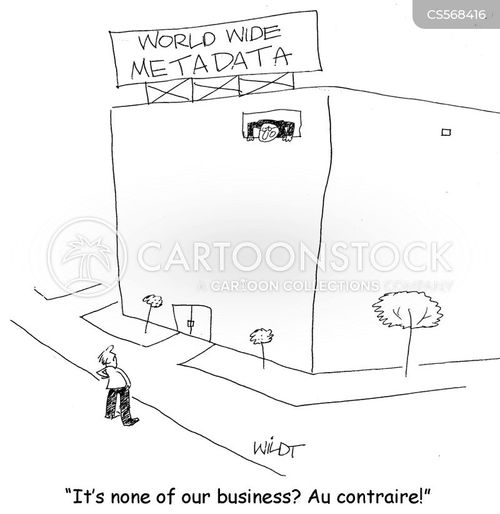 Metadata Cartoons and Comics - funny pictures from CartoonStock