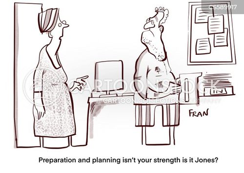 Lack Of Preparation Cartoons and Comics - funny pictures from CartoonStock