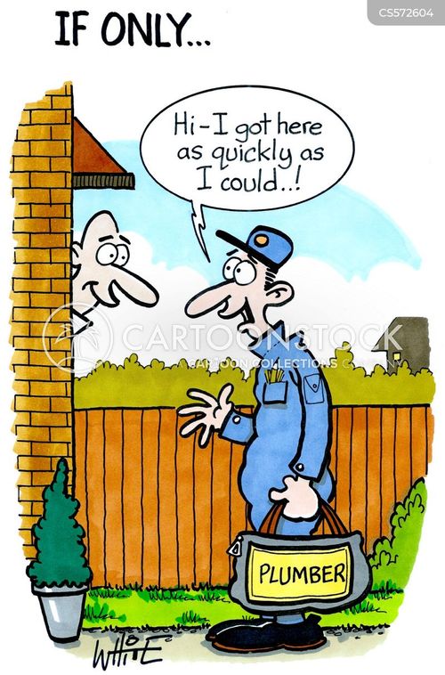 Plumbing Repairs Cartoons and Comics - funny pictures from CartoonStock