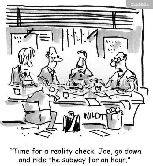 Reality Check Task Cartoons and Comics - funny pictures from CartoonStock