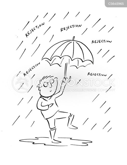 Rejection Storm Cartoons and Comics - funny pictures from CartoonStock